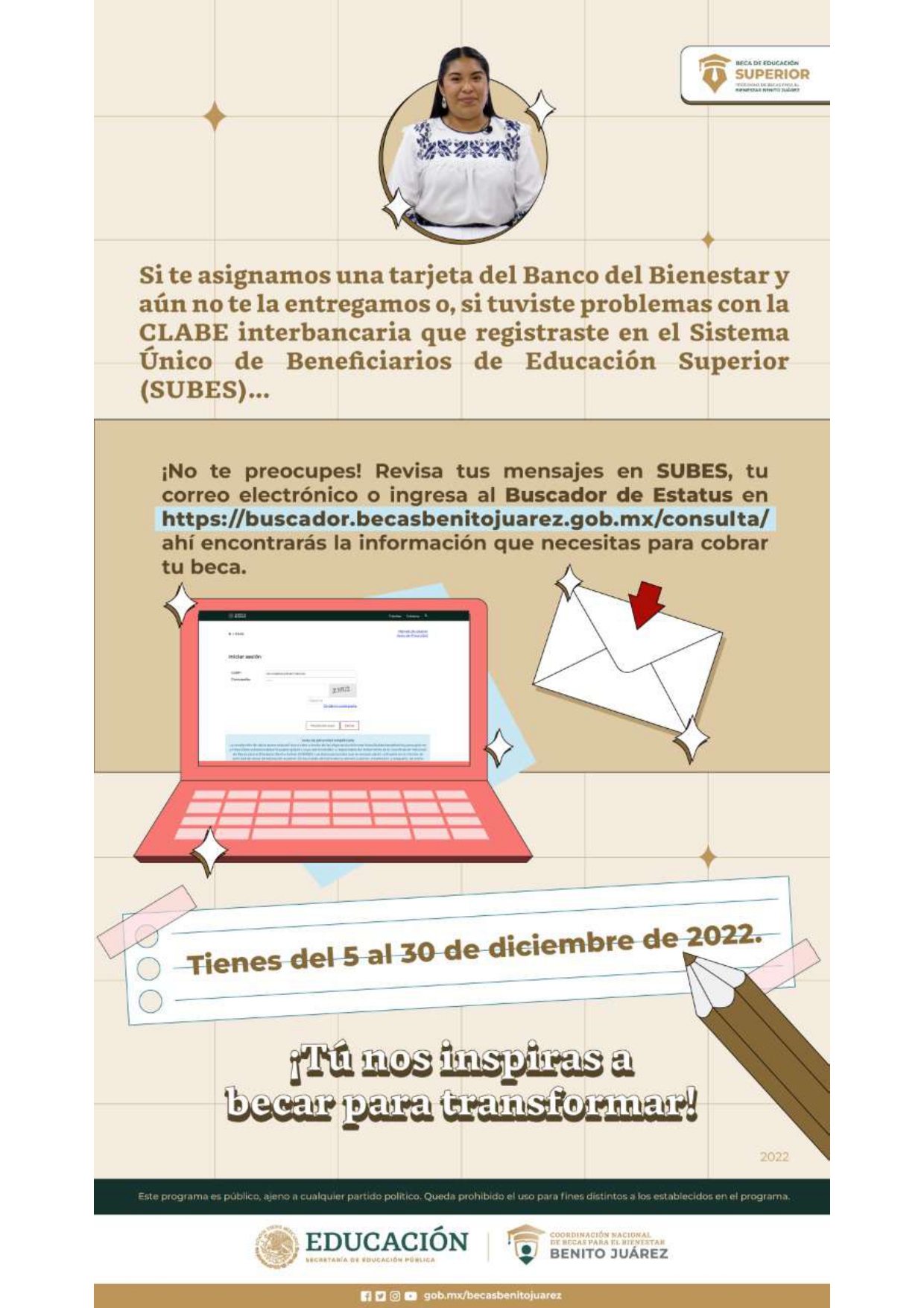 Infografía inconvenientes de pago por registro de CLABE Interbancaria